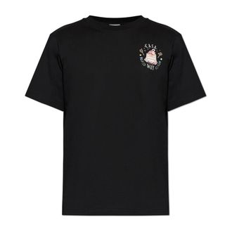 Casablanca Homme, Tops, Noir, Taille: 2XL Casa Way T-Shirt