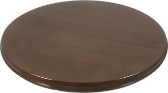 NUOBESTY Runder Holz Sitzhocker Ersatzsitzteil 295cm Durchmesser Barstuhl Sitzfl&auml;che aus Massivholz Walnussfarben f&uuml;r Bar K&uuml;che und Restaurant