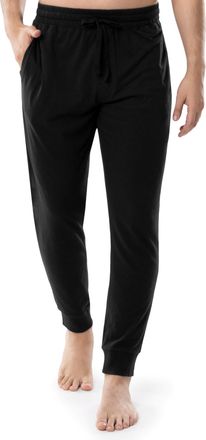 Fruit Of The Loom Herren Jersey-Strick-Jogginghose (1er-und 2er-Pack) Pyjamahose, Schwarz, X-Large