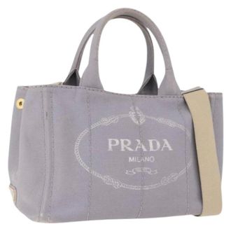 Prada Sac cabas vintage Pre-owned - Femme - Pre-owned - Gris - Taille: ONE Size
