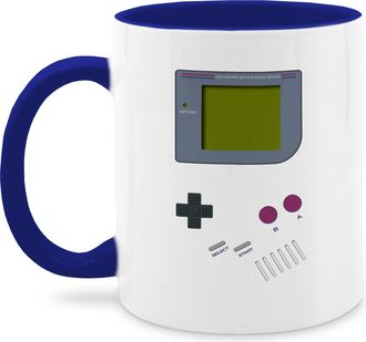 Shirtracer Tasse Tassen 325ml - Karneval & Fasching - Gameboy | Nerds - 325 ml - Dunkelblau - gamertasse karnevalstasse fasching- 90 kaffeetasse gamer+tasse carn