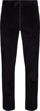 Maison Labiche Pantalon droit uni en coton m&eacute;lang&eacute;