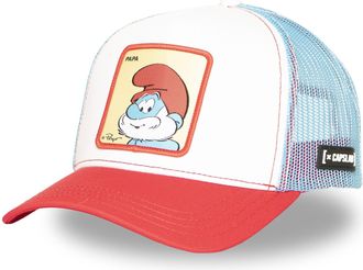 Capslab The Smurfs Cap Basecap Baseballcap Truckercap Meshcap Damen/Herren - Snapback, mit Schirm, Schirm Fr&uuml;hling-Sommer Herbst-Winter Fr&uuml;hjahr Sommer Herbst