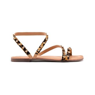 Gioseppo Studded Low Sandal in Pony Hair - - Shoes - Damen - Beige - 36 EU