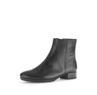 Gabor Damen Ankle Boots, Frauen Stiefeletten,Komfortable Mehrweite (H),Bootee,Booties,halbstiefel,Kurzstiefel,schwarz (Micro),37.5 EU / 4.5 UK