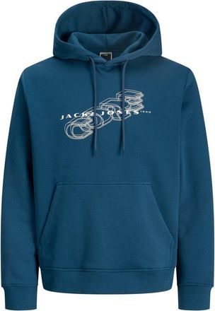 Jack & Jones Plus Size Kapuzensweatshirt JCOFUSION BRANDING SWEAT HOOD PLS