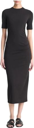 Vince Femme, Robes, Noir, Taille: 40 FR Abito