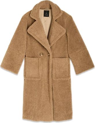 Sand Copenhagen Teddy Jacke - - Jackets - Damen - Braun - XS