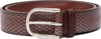 Orciani Homme, Accessoires, Brun, Taille: 95 CM Wave Leather Belt