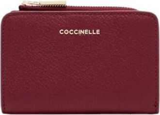 Coccinelle Femme, Accessoires, Brun, Taille: ONE Size Portefeuille en cuir avec protection Rfid