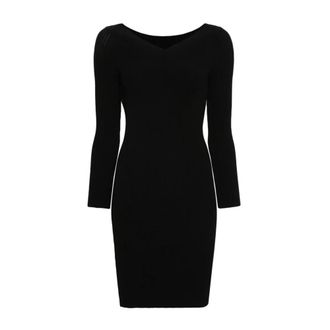 Alberta Ferretti Elegantes Schwarzes Kleid - - Dresses - Damen - Schwarzk - L