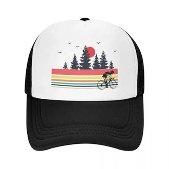 Generic Casquettes Baseball Hommes, Casquette Baseball Cyclistes r&eacute;tro, VTT VTT en Filet Cyclisme, Bonnet en Filet Hommes, Casquettes Routier Hip hop Femmes, 