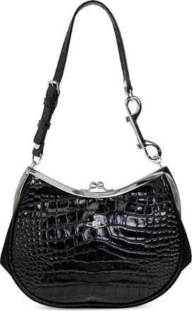 Vivienne Westwood Femme, Sacs, Noir, Taille: ONE Size Charm Frame Purse