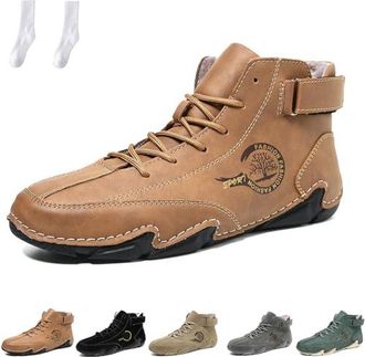 Generic Nevova Chaussures orthopédiques pour homme et femme avec doublure en polaire - Chaudes, imperméables et antidérapantes, marron, 36 1/3 EU