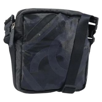 Chanel Pre-owned Vintage Schultertasche aus beschichtetem Canvas - - Pre-owned - Damen - Schwarzk - ONE SIZE