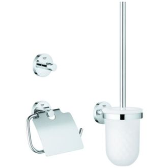 GROHE Essentials - Toiletten-Accessoires-Set 3 in 1, verchromt 40407001 - Grohe