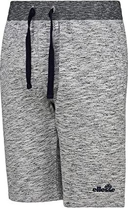 Ellesse Homme Shorts de Sport Mens Fleece Short Casual Sweat Shorts Dorimir Grey/Marl STK02589 New (Large)