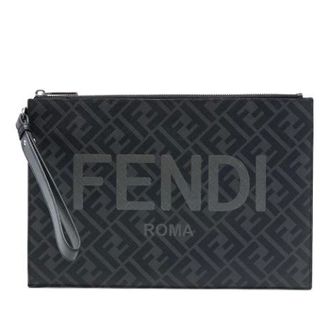 Fendi Pre-owned Toile sacs-fendi - Femme - Pre-owned - Gris - Taille: ONE Size