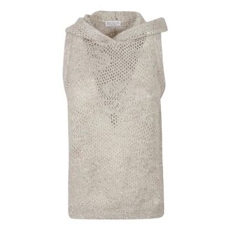 Brunello Cucinelli Damen, Oberteile, Beige, MGr&ouml;&szlig;e