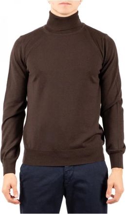 Brooksfield Homme, Pulls, Brun, Taille: XL Pull Col Roul&eacute; en M&eacute;rinos
