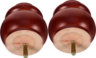 BESTONZON 2st&uuml;cke M&ouml;belbeine Aus Massivem Holz F&uuml;r Sofas St&uuml;hle Tische Und Schr&auml;nke Sch&uuml;tzend F&uuml;r B&ouml;den Leicht Zu Montieren Robust Und Langlebig