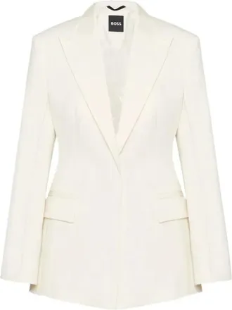 HUGO BOSS Femme, Vestes, Blanc, Taille: 42 FR Blazers