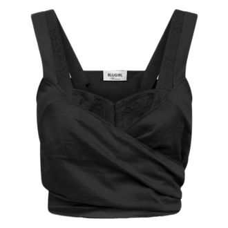 Blugirl Femme, Tops, Bleu, Taille: 36 FR Hauts sans manches