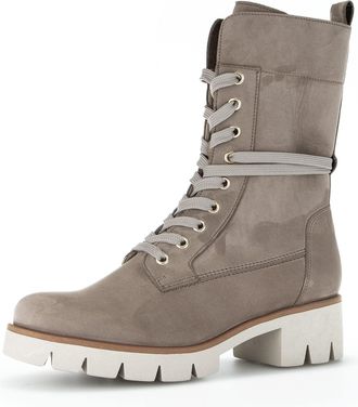 Gabor Damen Combat Boots, Frauen Stiefeletten,Wechselfu&szlig;bett,Best Fitting,Winterstiefel,Winterschuhe,gef&uuml;ttert,Fango (dust),38.5 EU / 5.5 UK