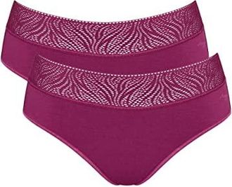 sloggi Period Pants Hipster Light 2P Femme, Wine, S