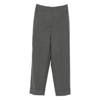 PESERICO Femme, Pantalons, Gris, Taille: 34 FR Pantalon Élégant P04710