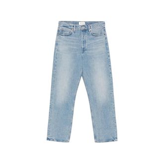 A Gold E 90s Jean Mid Rise Straight (Weightless) - - Jeans - Damen - Blau - W29