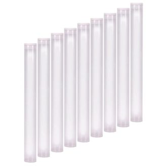 BESPORTBLE 9 St&uuml;ck Acryl R&auml;ucherst&auml;bchenr&ouml;hrchen mit Transparentem Luftdichtem Deckel Kompakter R&auml;ucherst&auml;bchenhalter f&uuml;r Zuhause Camping und Reisen