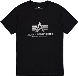 Alpha Industries Shirt Basic logo Foil