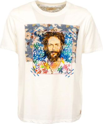 Bob Homme, Tops, Blanc, Taille: M T-shirt en coton