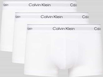 Calvin Klein Underwear Trunks mit elastischem Label-Bund im 3er-Pack