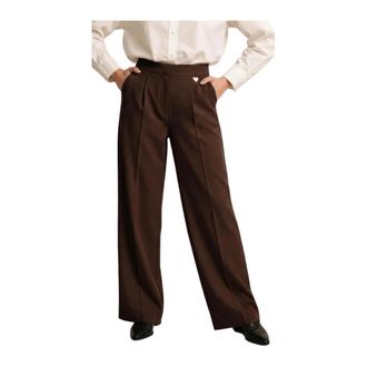 Am&eacute;lie & Am&eacute;lie Borama Broek - - Trousers - Damen - Braun - XL
