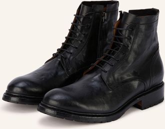 Cordwainer Schn&uuml;rboots schwarz