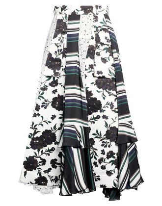 sacai HOSEN & R&Ouml;CKE - Midi-R&ouml;cke auf YOOX.COM