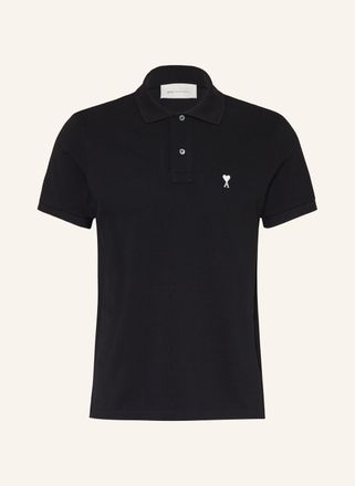 Ami Ami Paris Piqu&eacute;-Poloshirt schwarz