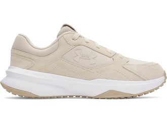 Under Armour Herren Edge SUEDE Sportschuhe f&uuml;r Indoor und Outdoor, atmungsaktive Trainingsschuhe mit gepolsterter Sohle, stylischer Fitnessschuh mit Wildleder,Khak