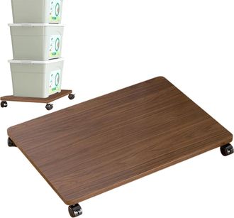Generic Schreibtisch-Druckerregal - 45 x 30 x 6 cm gro&szlig;es Aufbewahrungsregal, stabiles Design aus dichtem Karton, Mehrzweck-Rollst&auml;nder mit hoher Tragf&auml;higkei