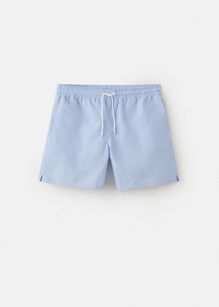 Mango Maillot de bain effet seersucker bleu ciel - Homme - XL - MANGO MAN