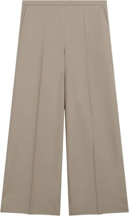 Moncler Femme, Pantalons, Beige, Taille: 38 FR Pantalon Popeline
