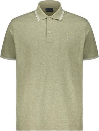 Paul & Shark Homme, Tops, Vert, Taille: 3XL Polo en Jersey de Coton Perl&eacute;