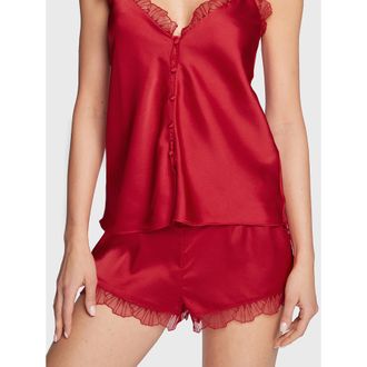 Etam Pyjamashorts Ombrelle 6531999 Rot Regular Fit