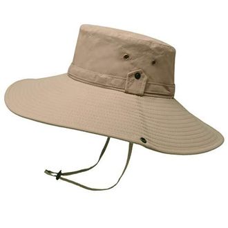 Generic Chapeau pour femme - Pliable - Imperm&eacute;able - Pour homme - Casquette de protection respirante - Casquette de baseball - Bonnet de bain - Tissu, beige, 