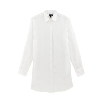 Vilebrequin Fragance Shirt Dress - - Dresses - Damen - Wei&szlig; - M