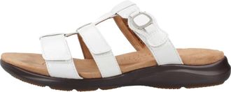 Clarks Femme, Chaussures, Blanc, Taille: 38 EU Sandalias Abierta