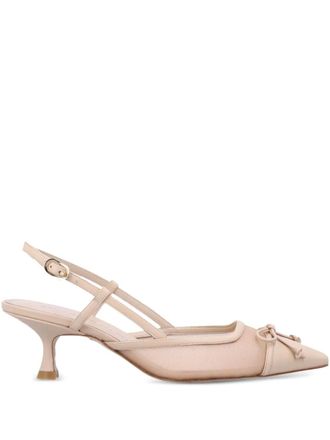 Stuart Weitzman escarpins Kitty 50 mm - Tons neutres