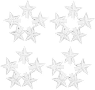 SOLUSTRE 2 S&auml;tze Sternform Lampenschirm F&uuml;r Lichterketten Austauschbare Abdeckung F&uuml;r Kleine Lichter F&uuml;r Weihnachtsdekoration Und Stimmungsvolle Beleuchtung 10